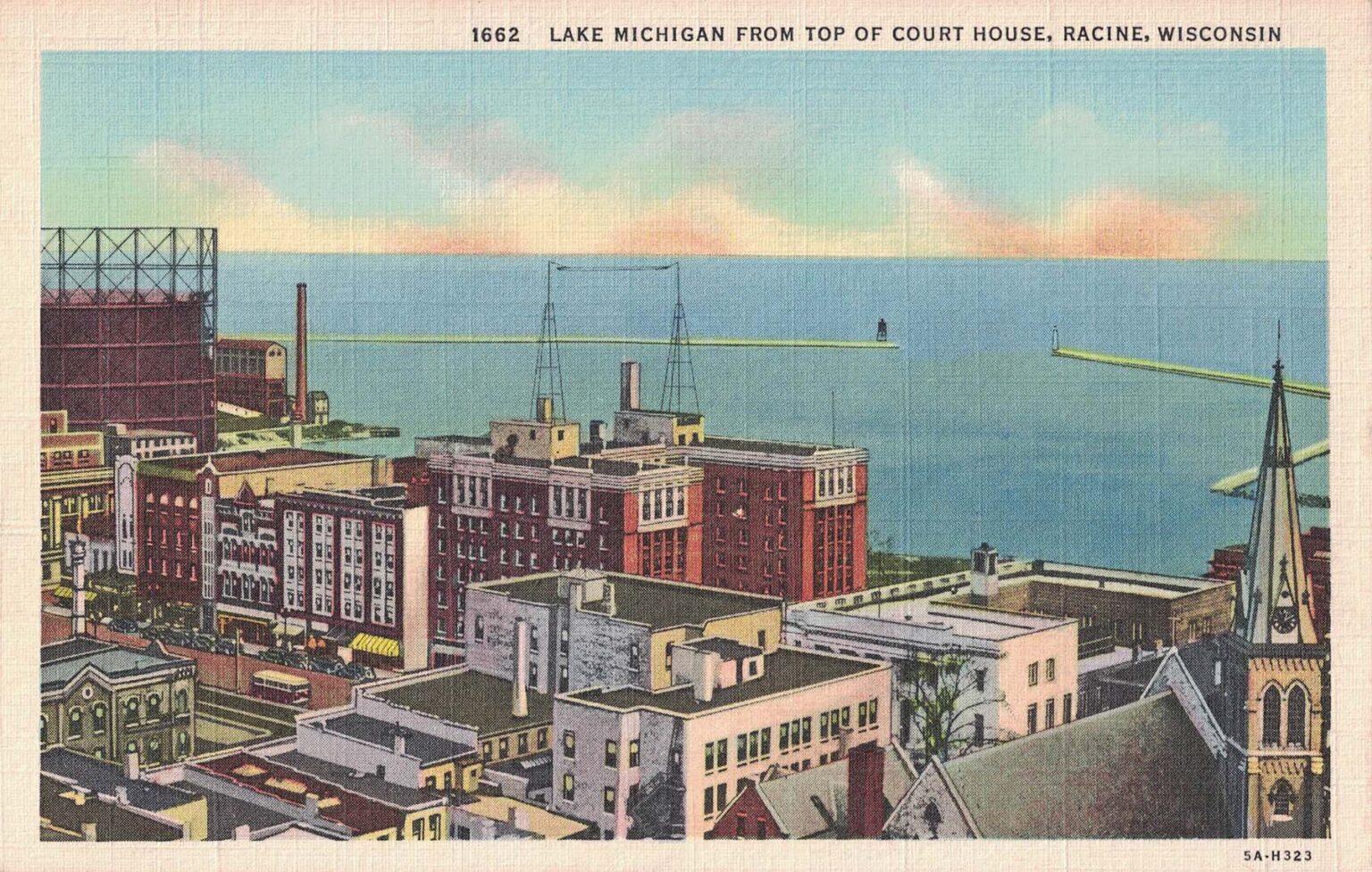Free Printable Vintage Racine Wisconsin Postcards • Rose Clearfield