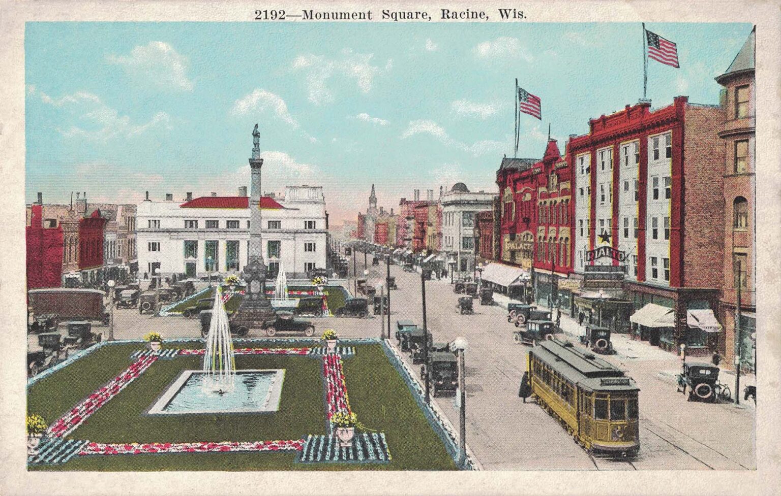 Free Printable Vintage Racine Wisconsin Postcards • Rose Clearfield