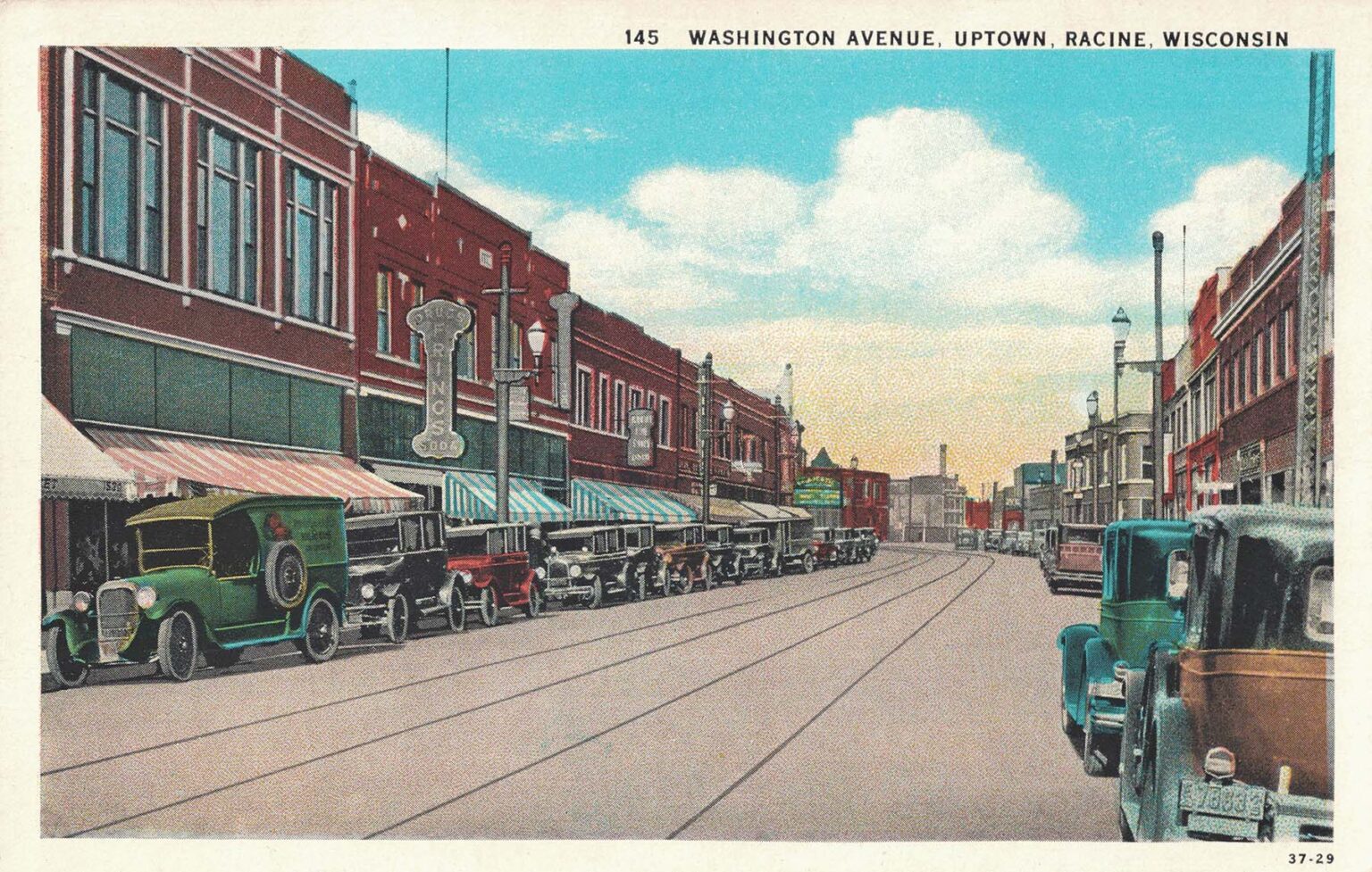 Free Printable Vintage Racine Wisconsin Postcards • Rose Clearfield