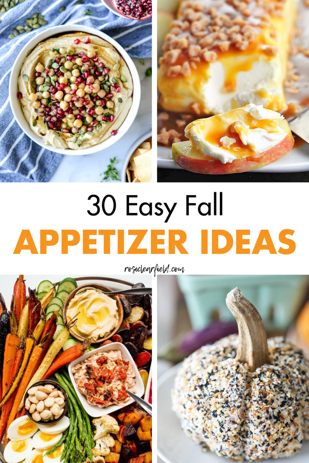 30 Easy Fall Appetizer Ideas • Rose Clearfield