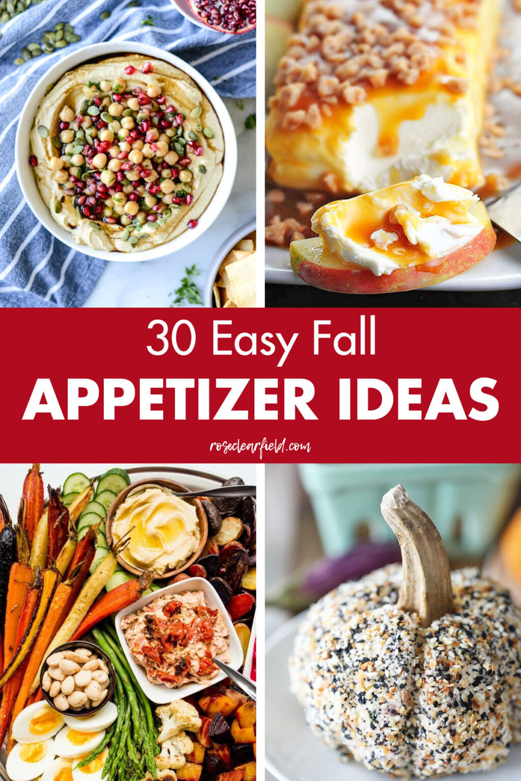 30 Easy Fall Appetizer Ideas • Rose Clearfield