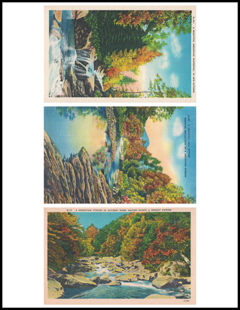 Free Printable Vintage Autumn Postcards [with ATC Cards and Journal ...