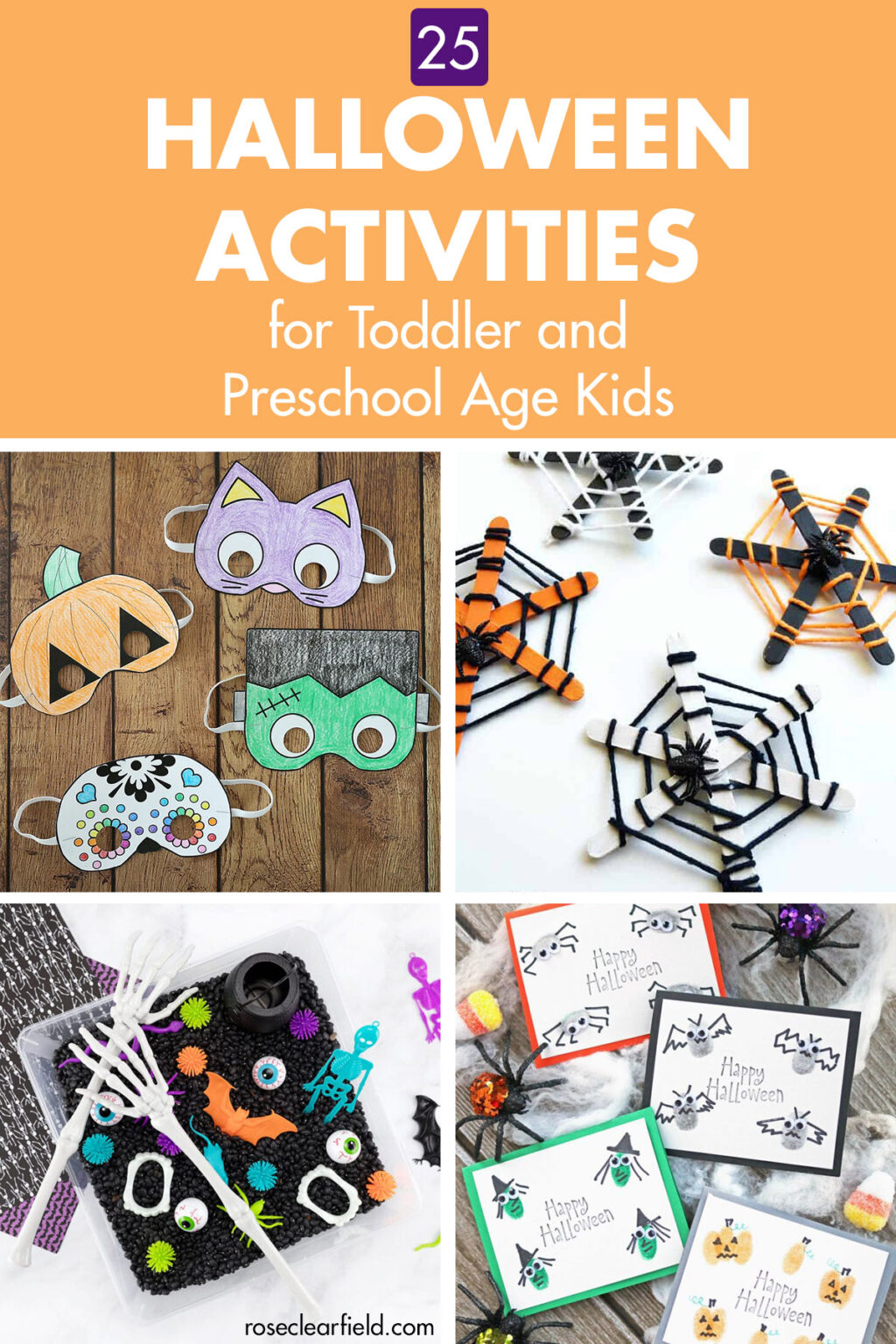 25 Halloween Activities for Toddlers • Rose Clearfield