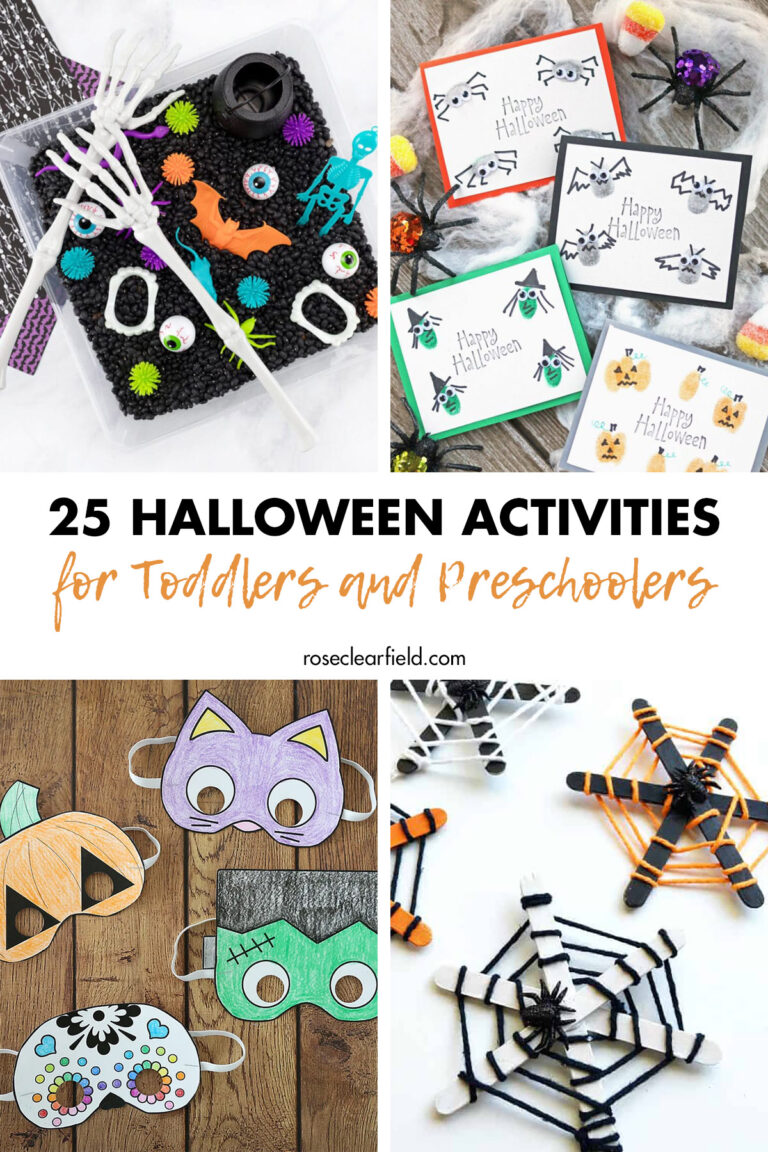 25 Halloween Activities for Toddlers • Rose Clearfield