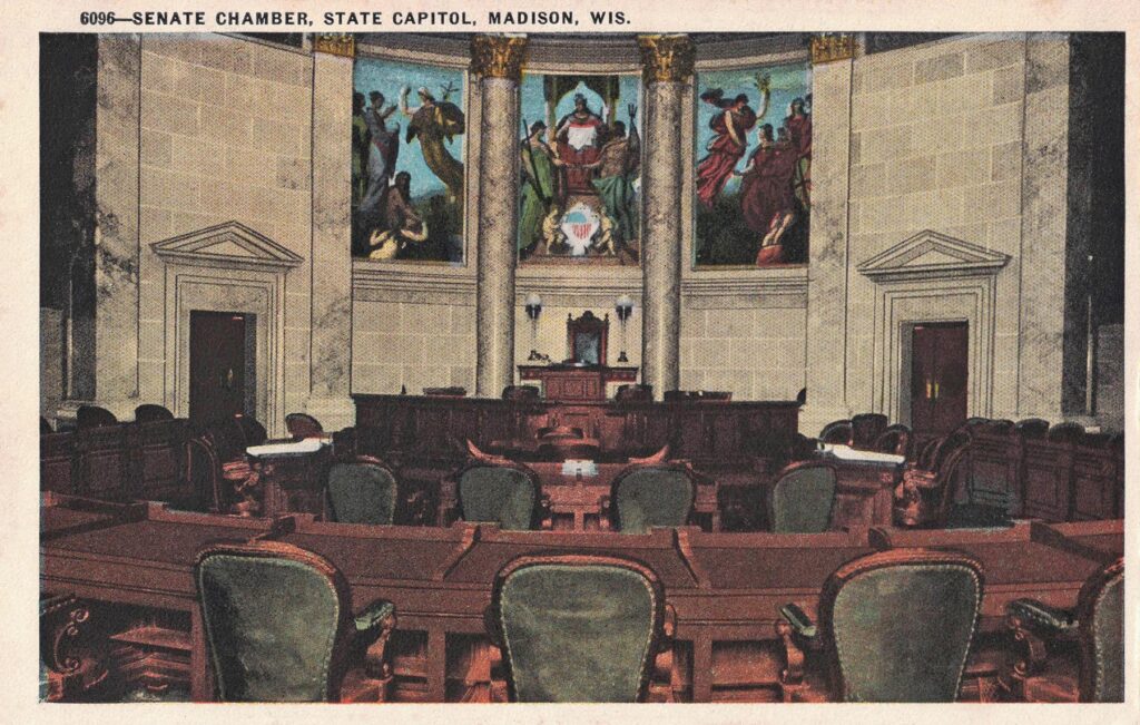 Free Printable Vintage Wisconsin State Capitol Postcards • Rose Clearfield