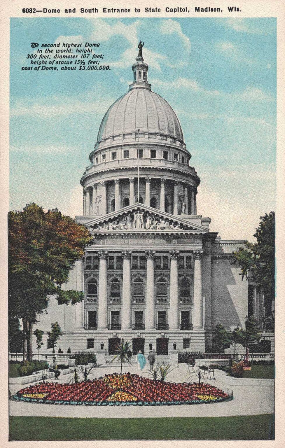 Free Printable Vintage Wisconsin State Capitol Postcards • Rose Clearfield
