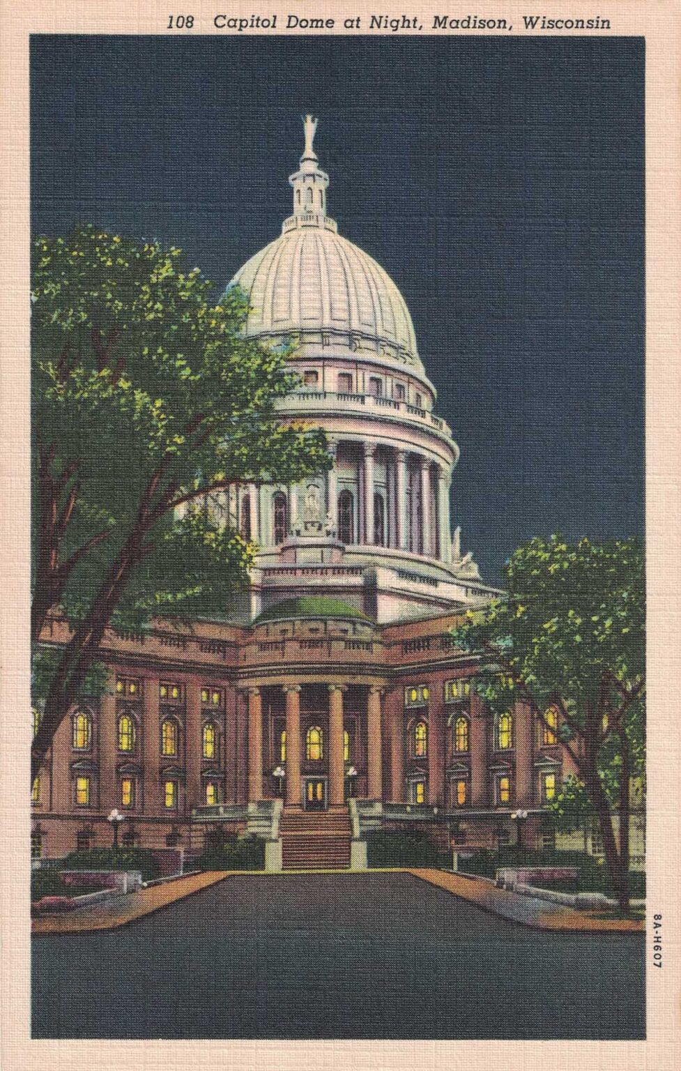 Free Printable Vintage Wisconsin State Capitol Postcards • Rose Clearfield