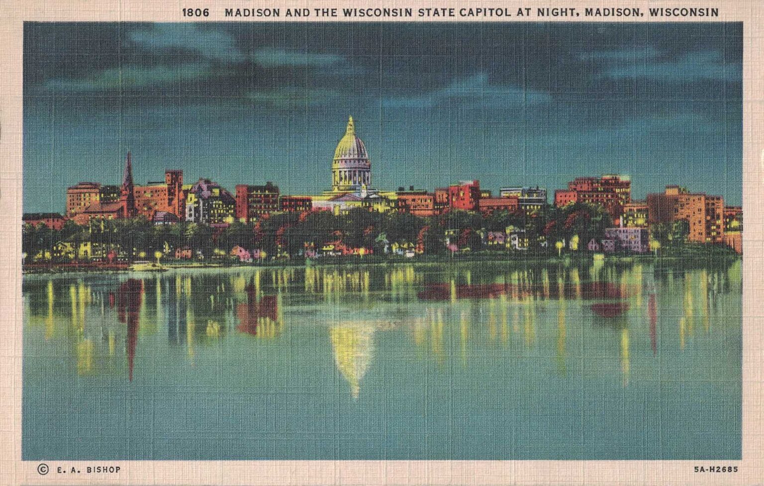 Free Printable Vintage Wisconsin State Capitol Postcards • Rose Clearfield