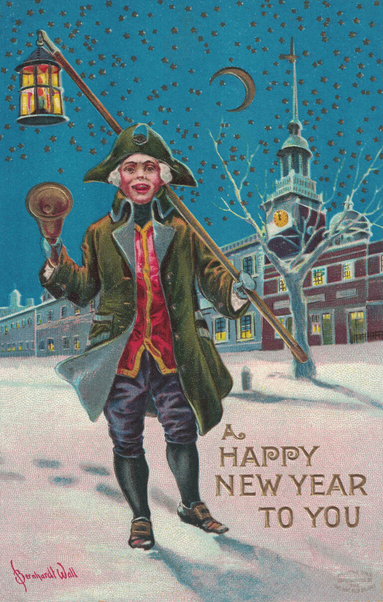 Free Printable Vintage New Year's Postcards • Rose Clearfield