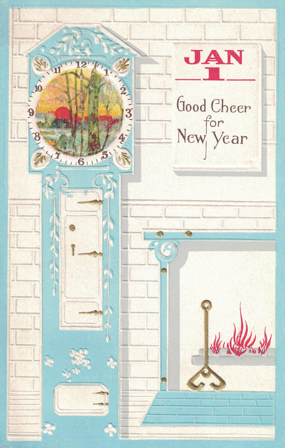 Free Printable Vintage New Year's Postcards • Rose Clearfield