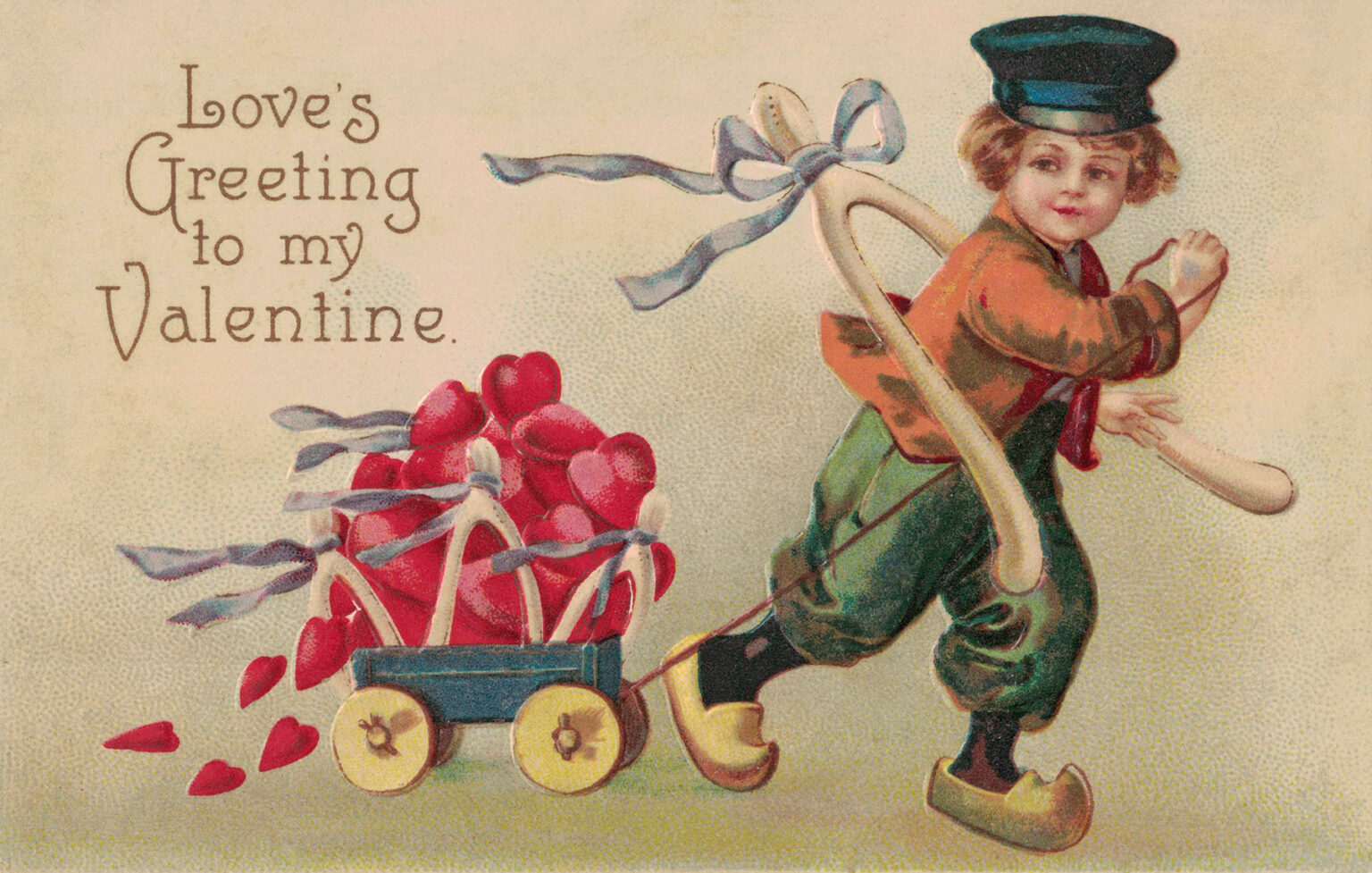 Free Printable Vintage Valentine's Day Postcards • Rose Clearfield
