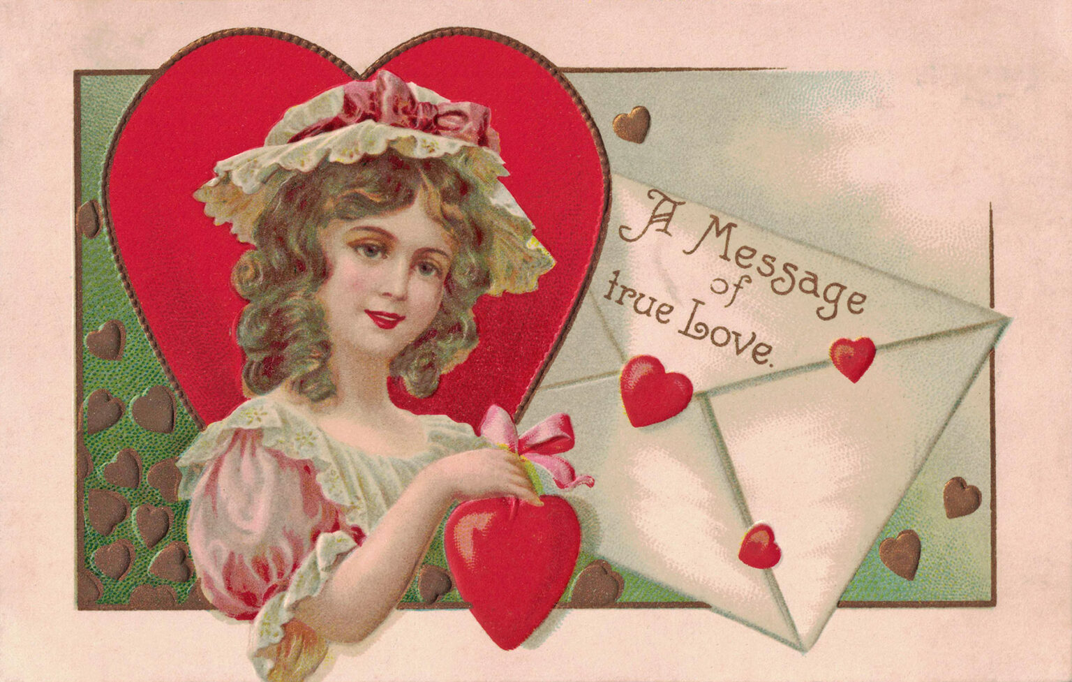 Free Printable Vintage Valentine's Day Postcards • Rose Clearfield