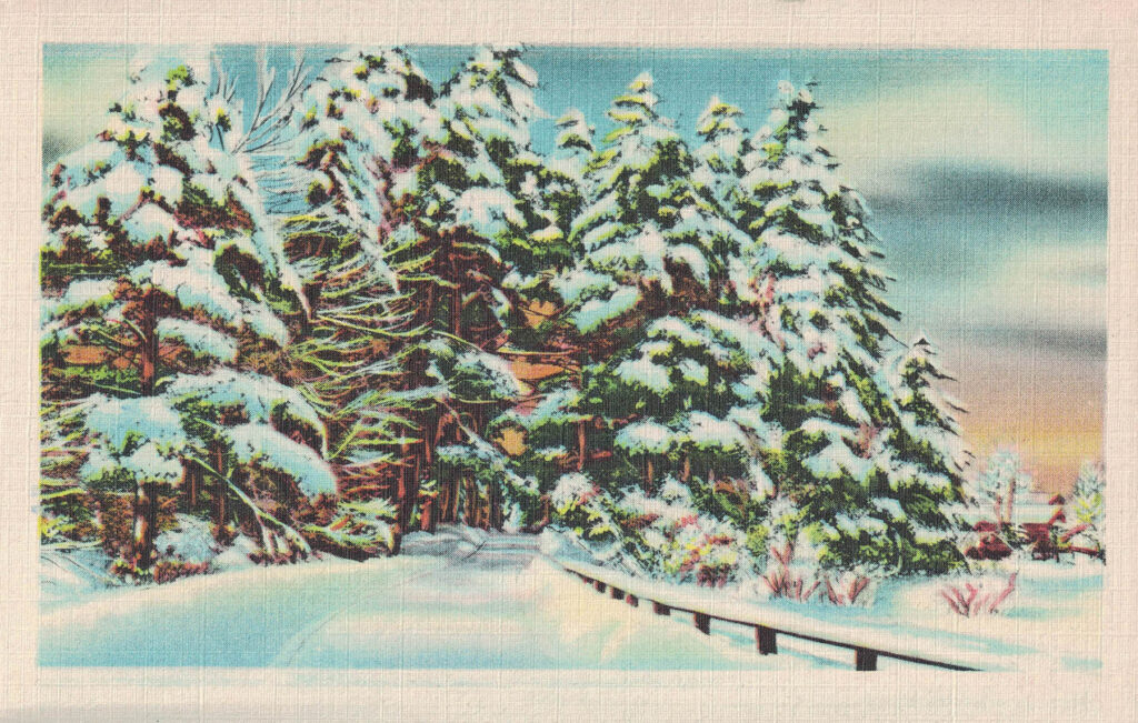 Free Printable Vintage Winter Postcards [with ATC Cards and Journal ...