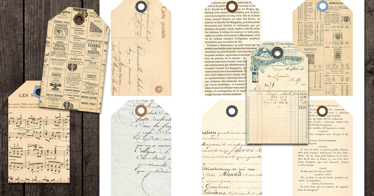 How to Make Digital Journal Tags in Photoshop • Rose Clearfield
