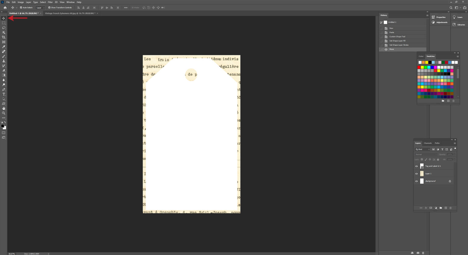 How to Make Digital Journal Tags in Photoshop • Rose Clearfield