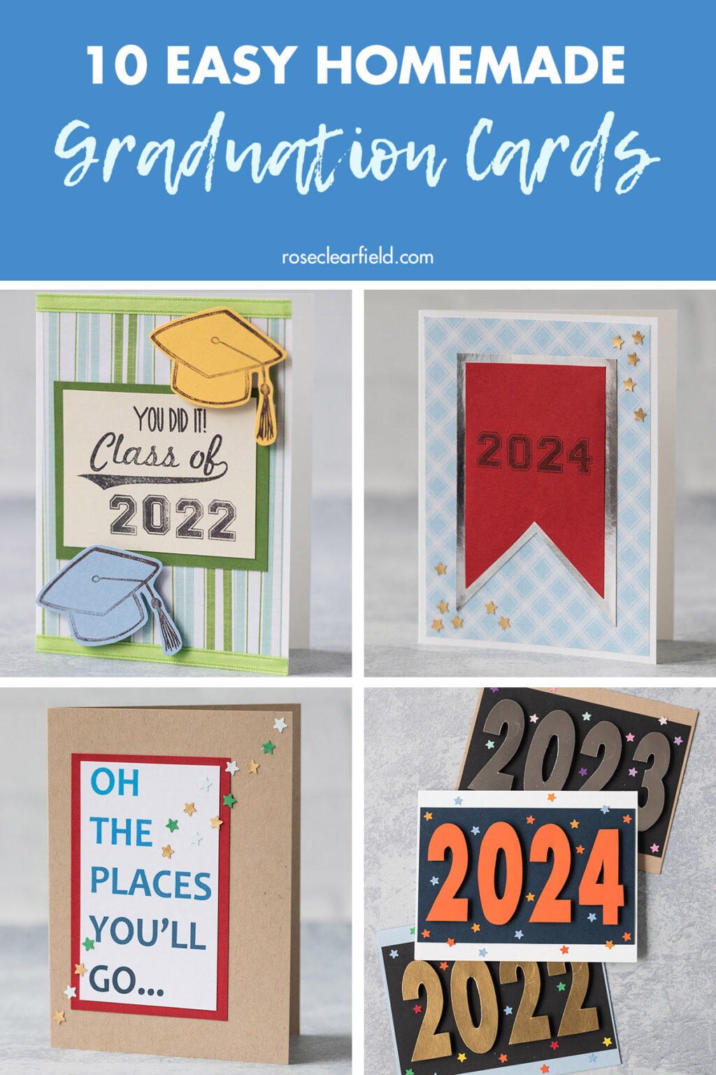 10 Simple DIY Graduation Cards • Rose Clearfield