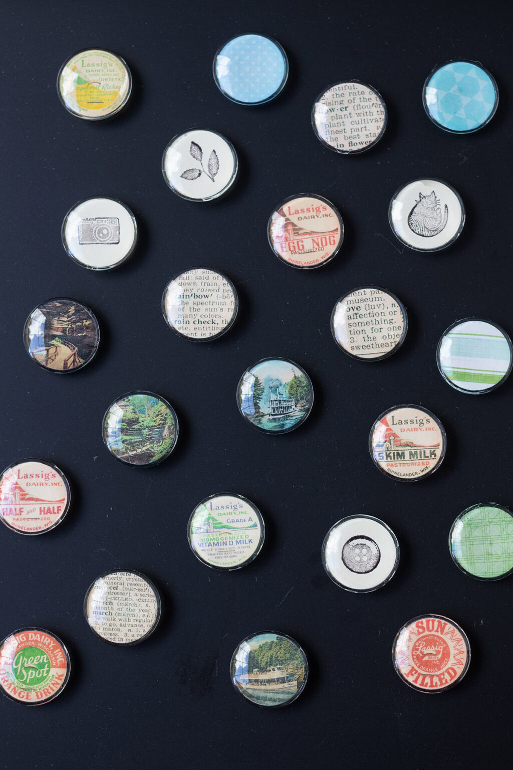 14 Ideas for DIY Glass Magnets • Rose Clearfield