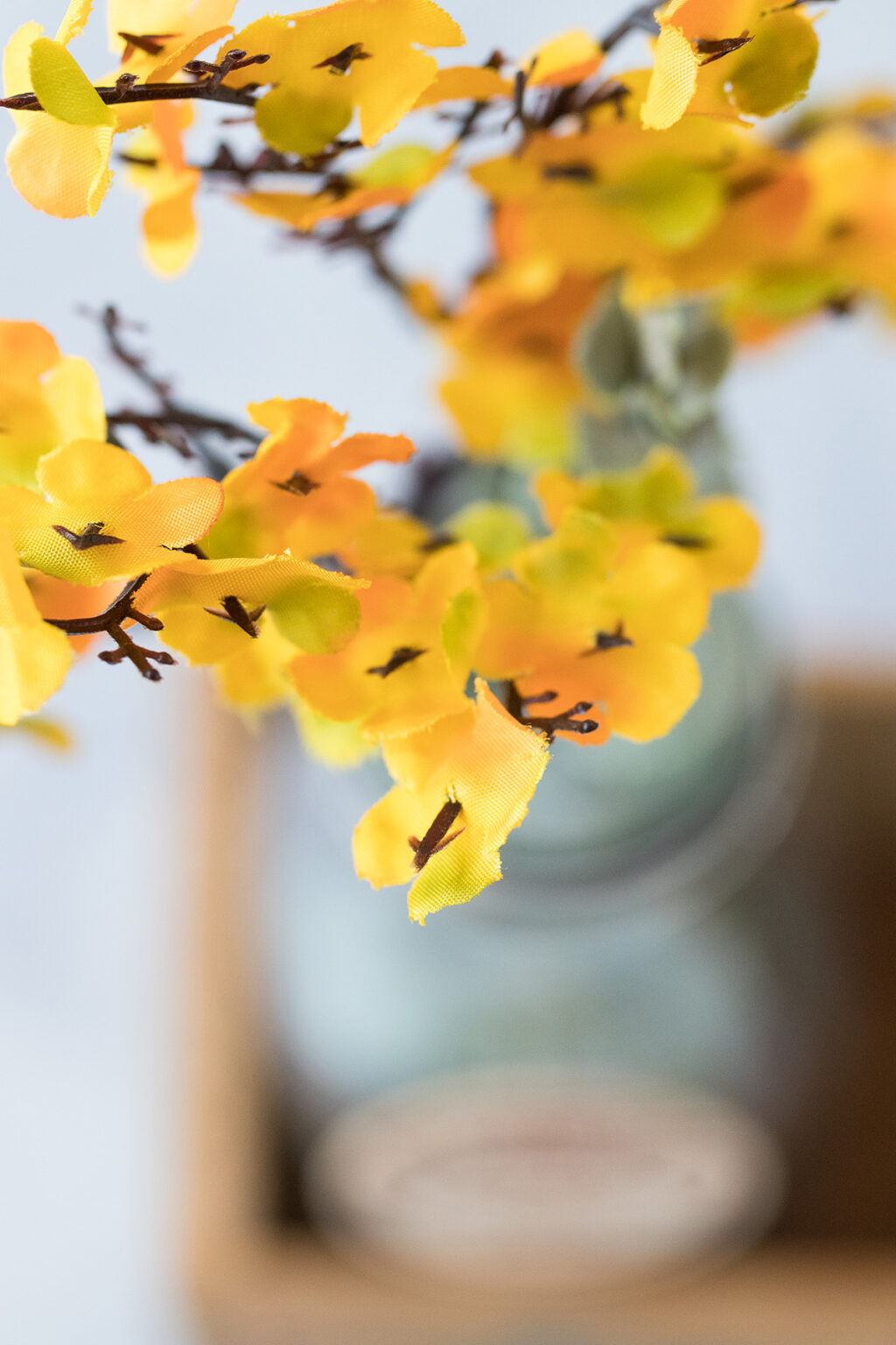 DIY Fall Milk Cap Floral Vases • Rose Clearfield