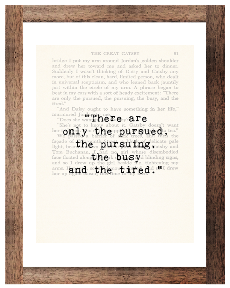 Free Printable The Great Gatsby Quotes Wall Art • Rose Clearfield