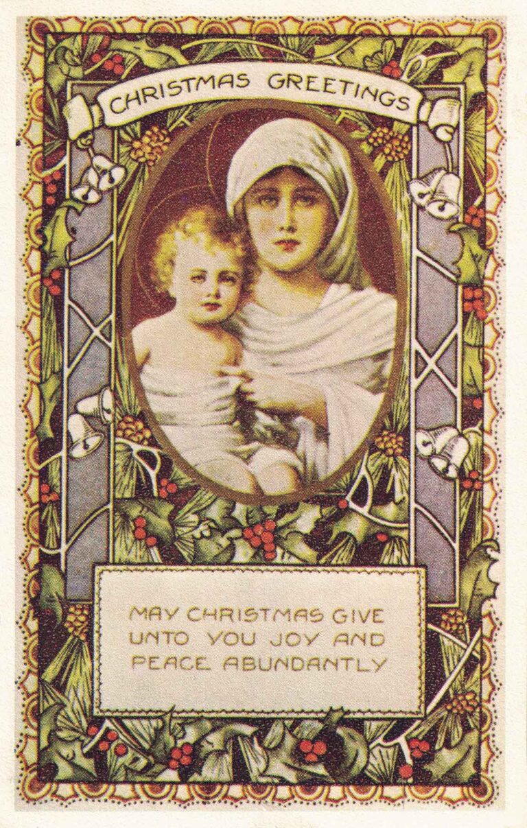 Free Printable Vintage Christmas Postcards - Rose Clearfield