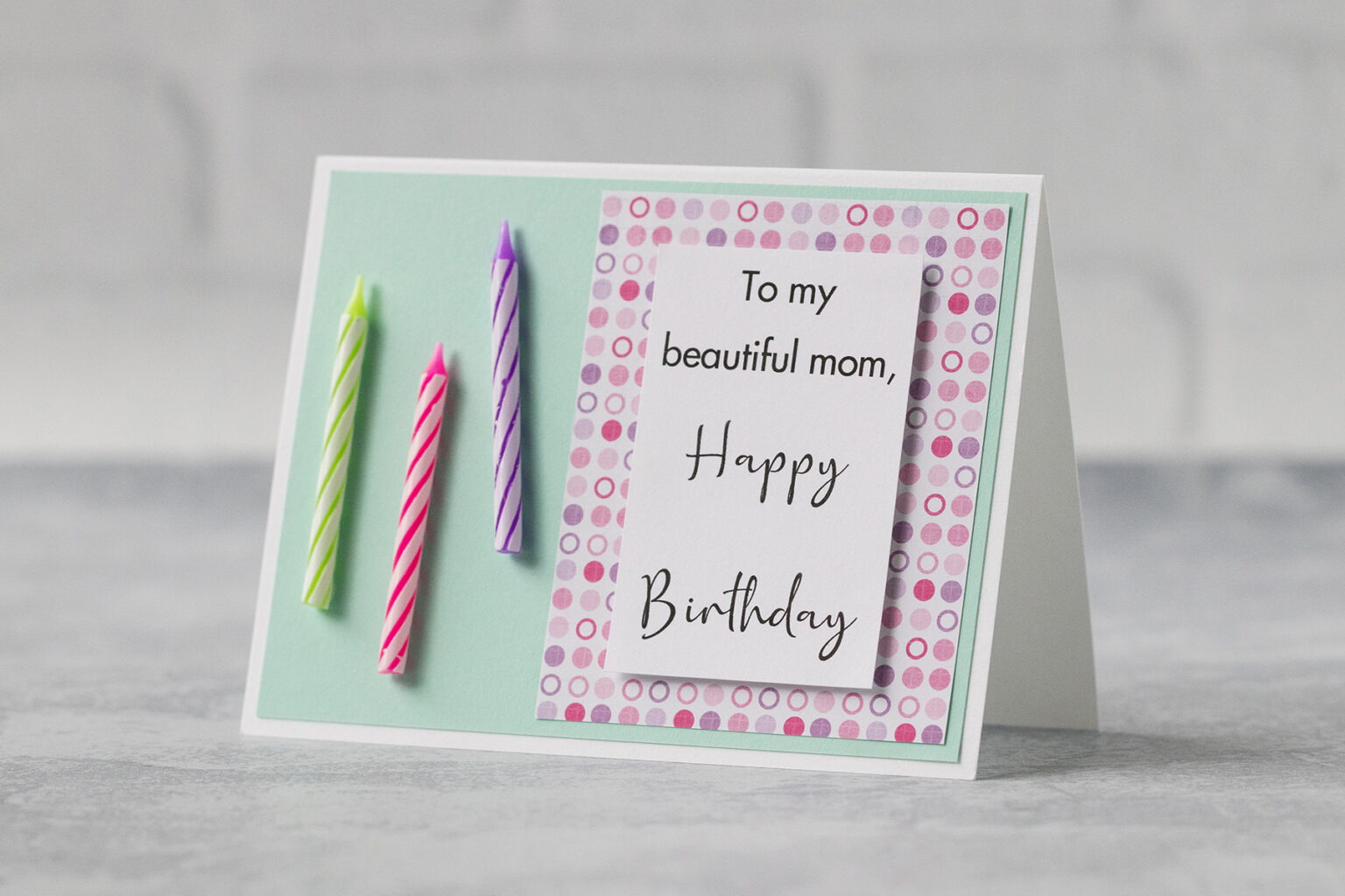 12 Easy DIY Mom Birthday Cards - Rose Clearfield