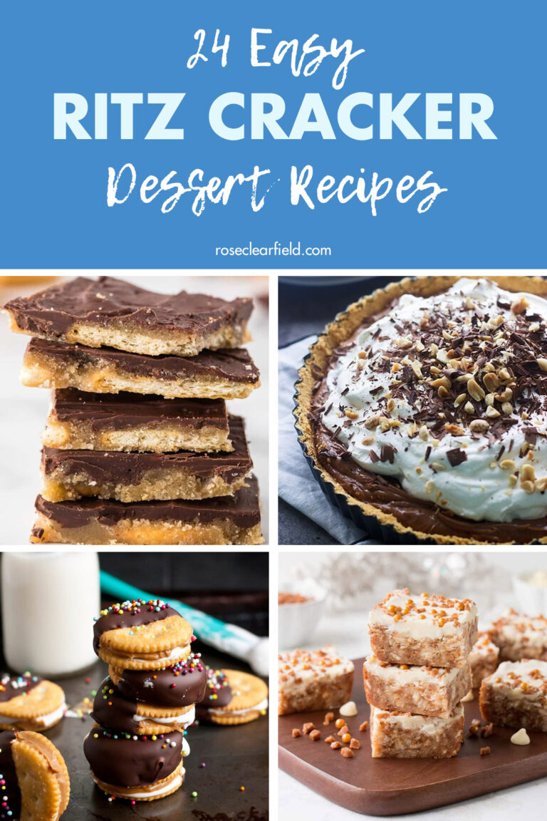 24 Desserts with Ritz Crackers • Rose Clearfield