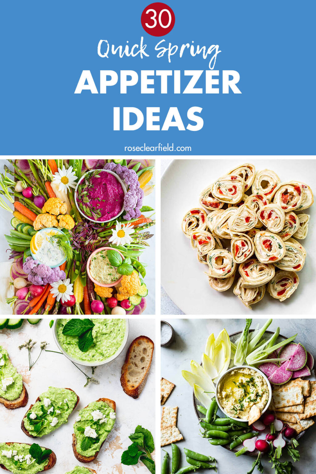 30 Easy Summer Appetizer Ideas • Rose Clearfield
