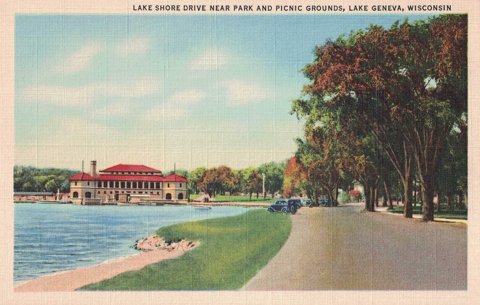 Free Printable Vintage Lake Geneva Wisconsin Postcards • Rose Clearfield