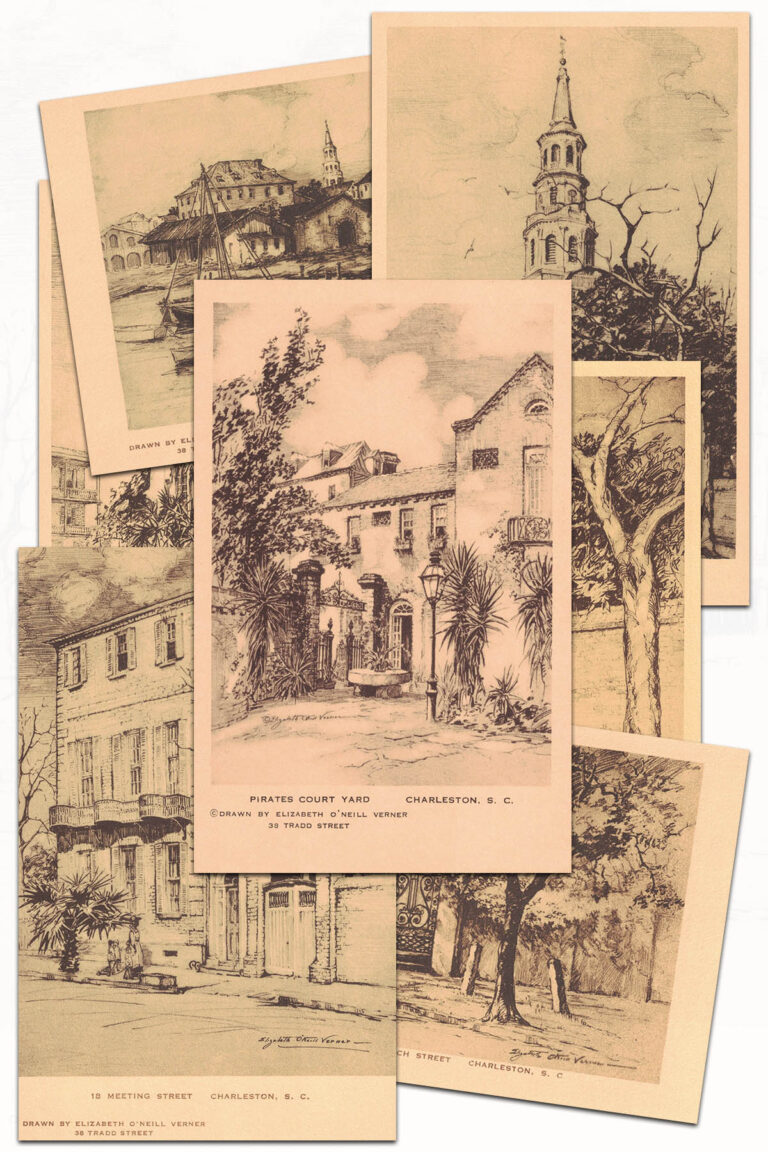 Free Printable Vintage Elizabeth O'Neill Verner Postcards • Rose Clearfield
